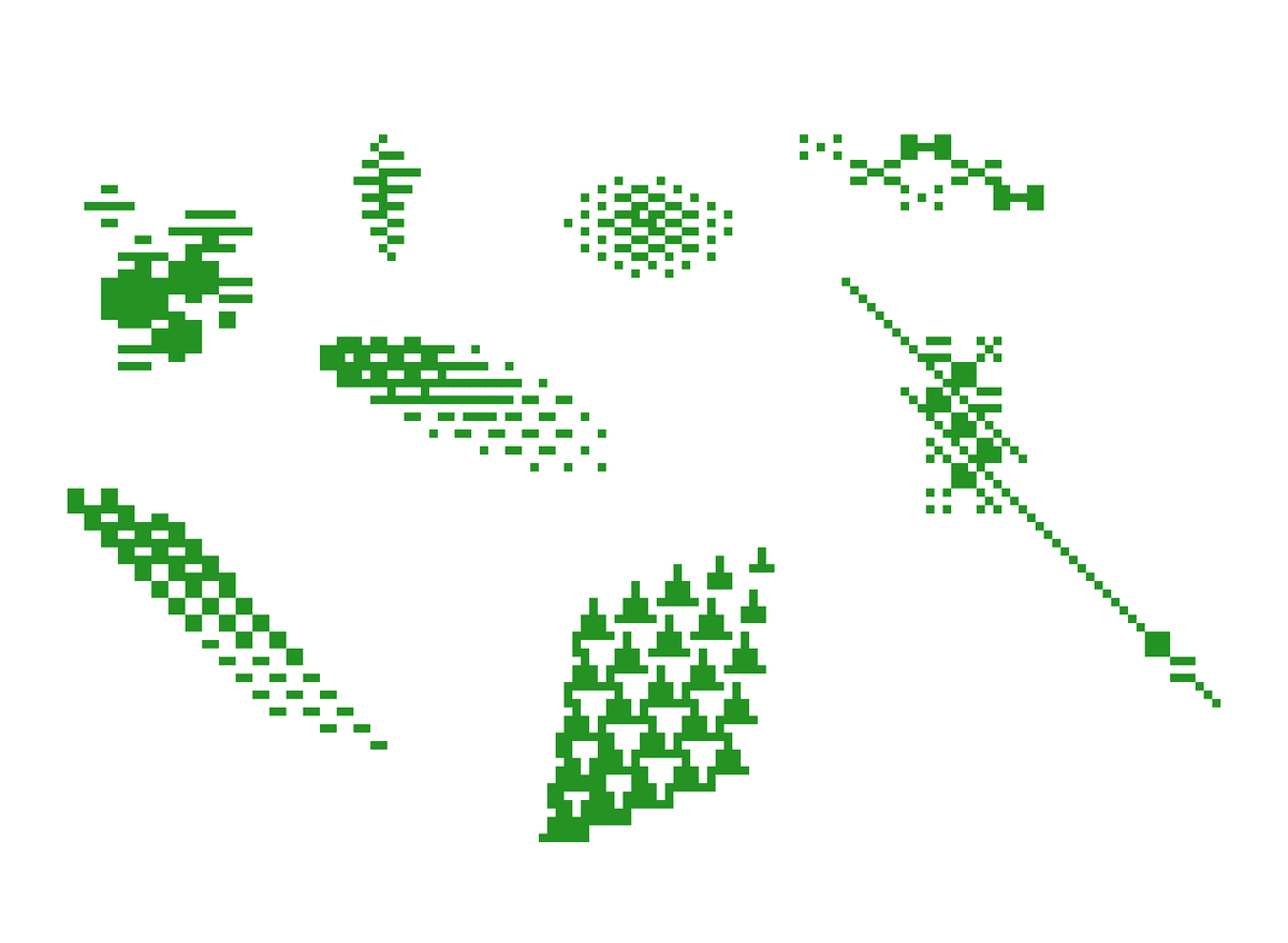 レトロゲーム機の制約に則ったドット絵を描く（MSX SCREEN2）｜Rui8bit