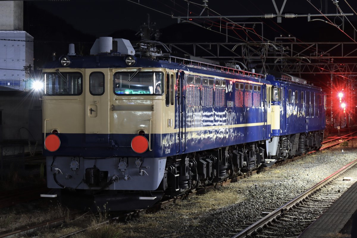 EF65 1103の廃車回送を撮る。｜鐘 紡