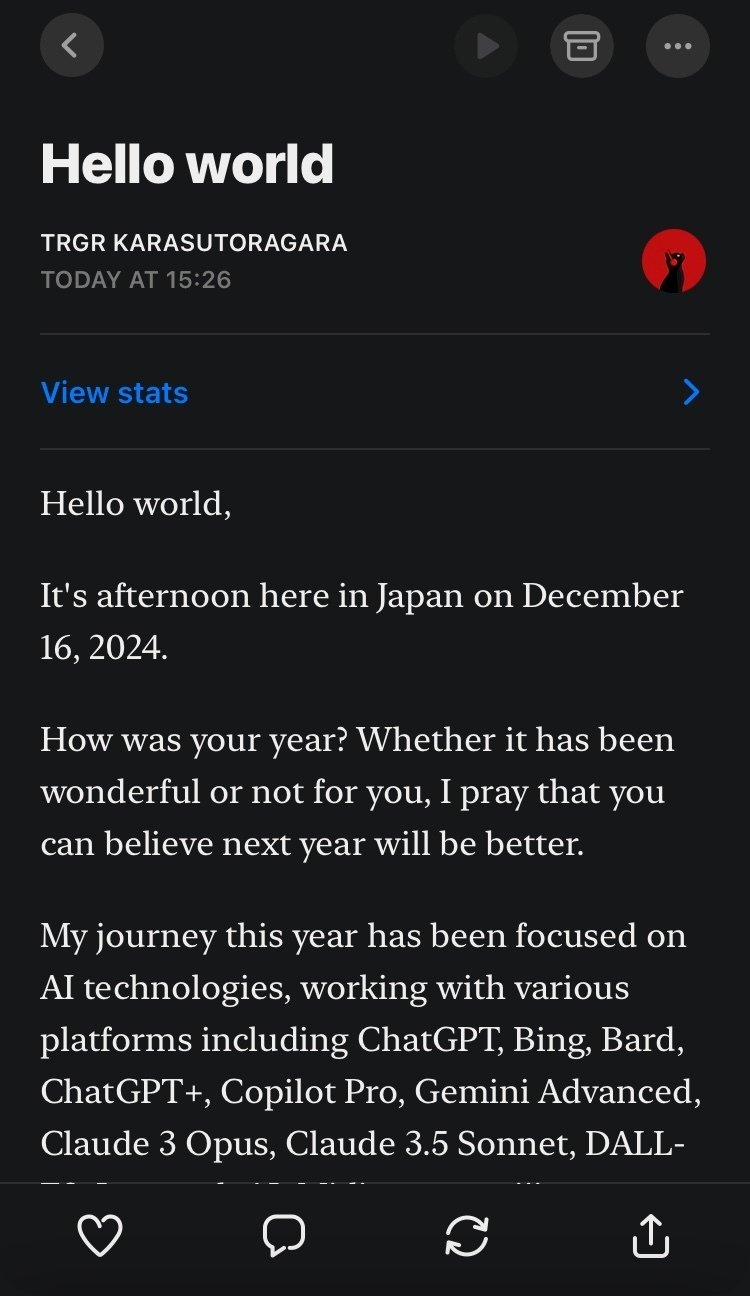 Kindle9冊刊行してsubstackを始めたら、偶然mixi2が始まっていた話｜Trgr / カラストラガラ | モチベーションUP | フォロバ100