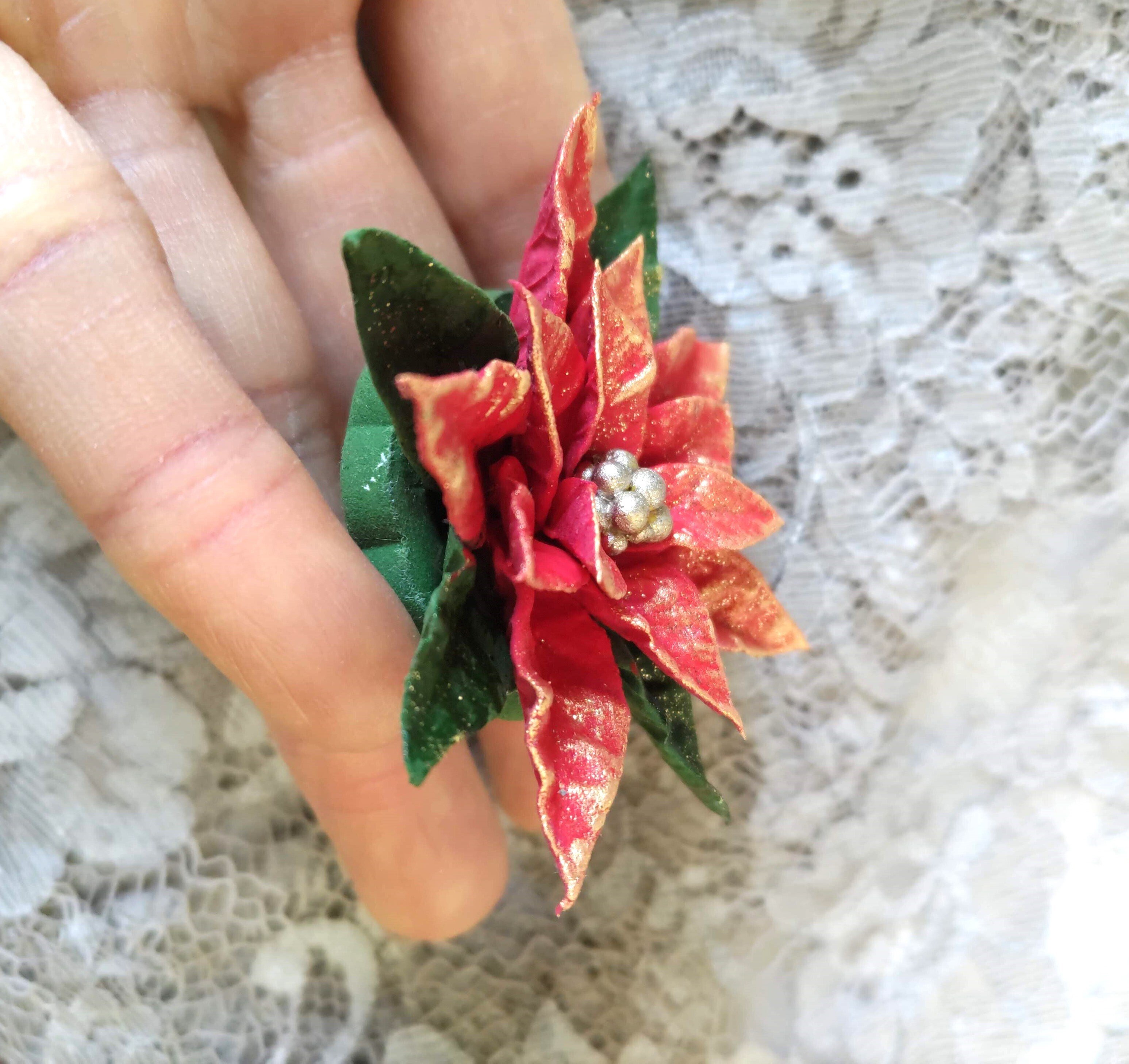 ポインセチア マグネット｜ATSUKO