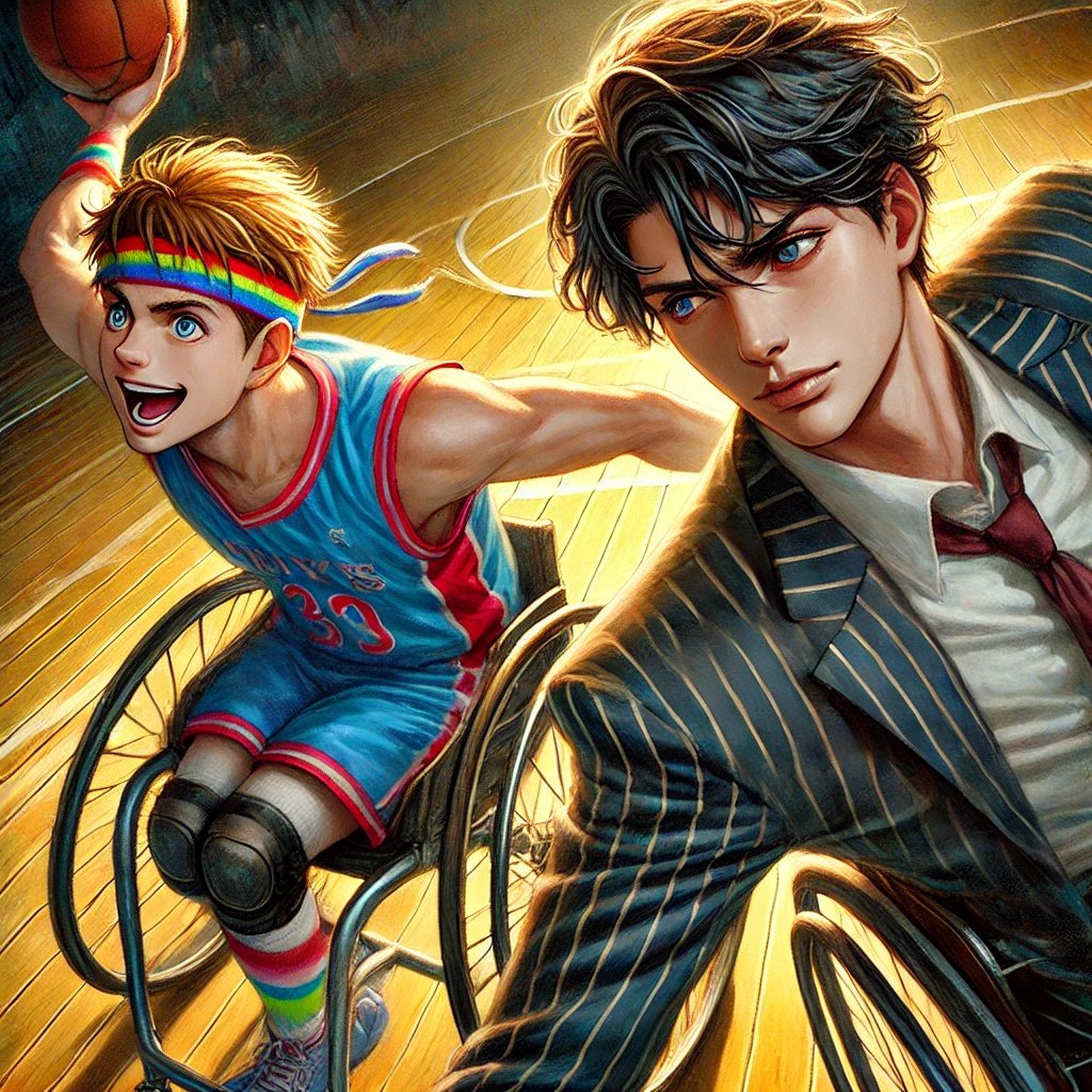 [Free to Use] Wheelchair Basketball and Original Character Comedians ...