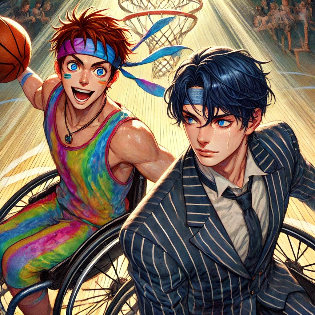 [Free to Use] Wheelchair Basketball and Original Character Comedians ...
