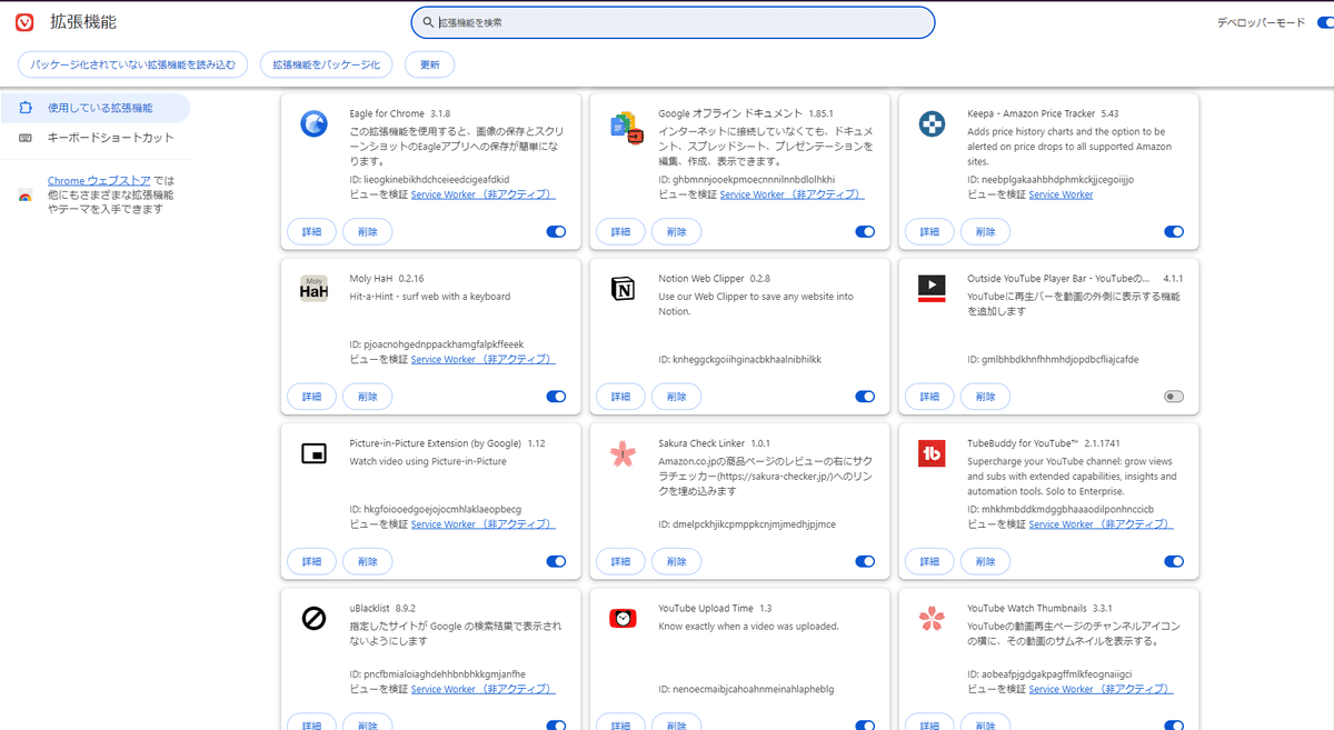 【備忘録】Vivaldi の特殊ページ｜けまる