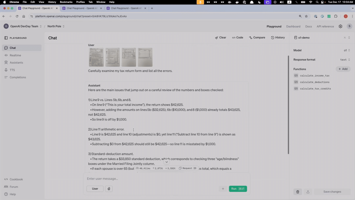 【OpenAI 12日連続発表会 Day9】o1モデルAPI正式版公開、Realtime API強化、Preference Fine-Tuning導入、Go/Java SDKベータ版発表 ...