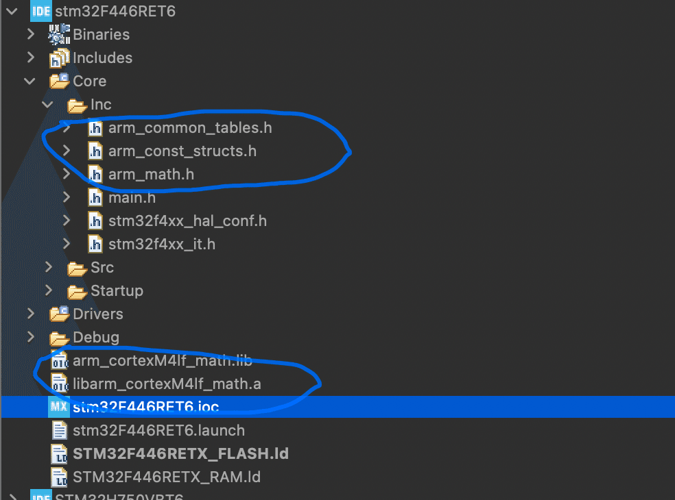 stm32 cubeIDEで cmsis-dspライブラリを使う。｜fendoap