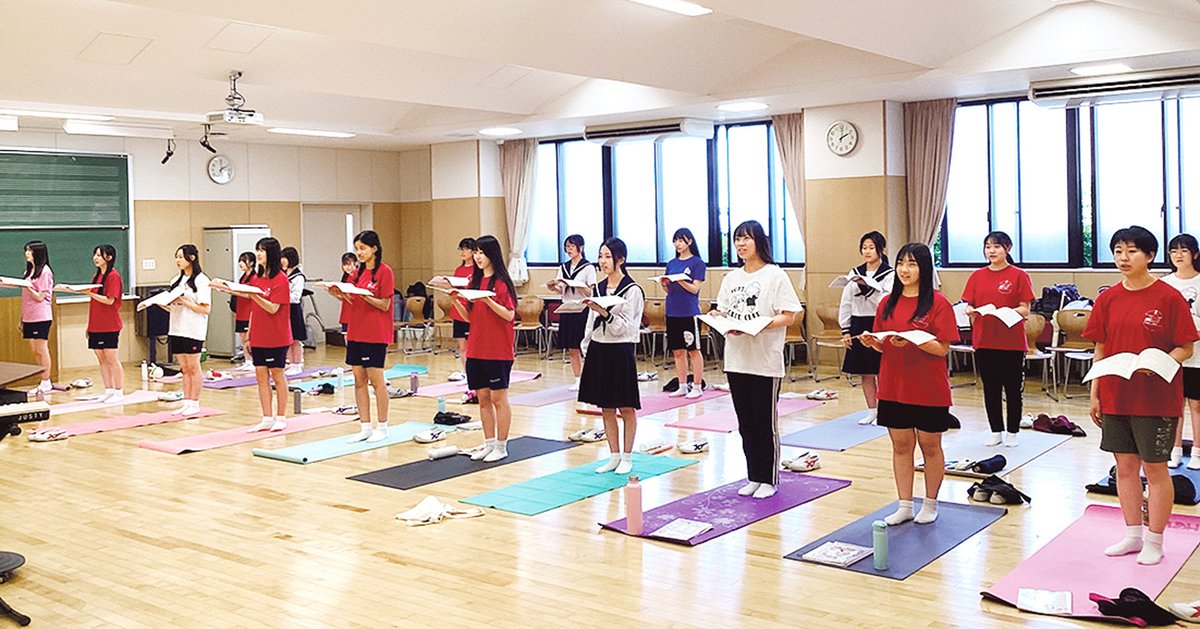 一人ひとりの声が重なり合って、美しいハーモニーが生まれる瞬間は格別です。｜金城学院 公式 note「 Kinjo Knowledge