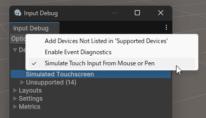 【Unity】タッチシミュレーションを有効にする【InputSystem】｜nyoro_wrl