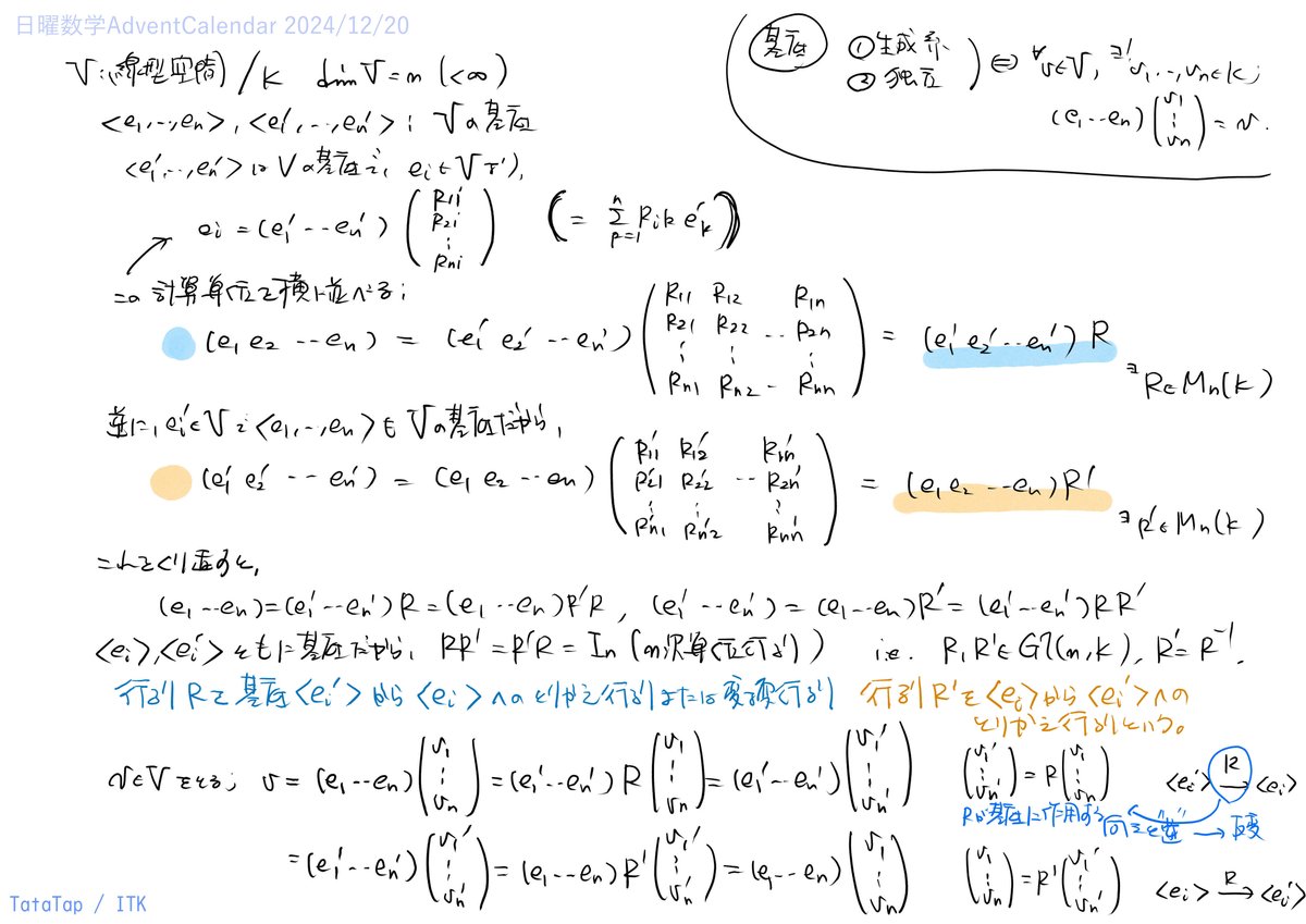 行列の積に親しむ｜TataTap