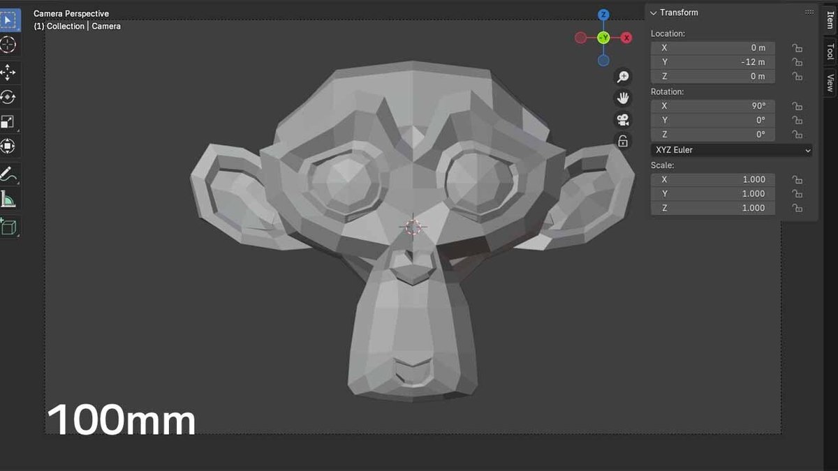 Blender 透視投影についてのまとめ｜Hisui