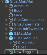 Modular Avatarでの衣装の出入方法｜aji