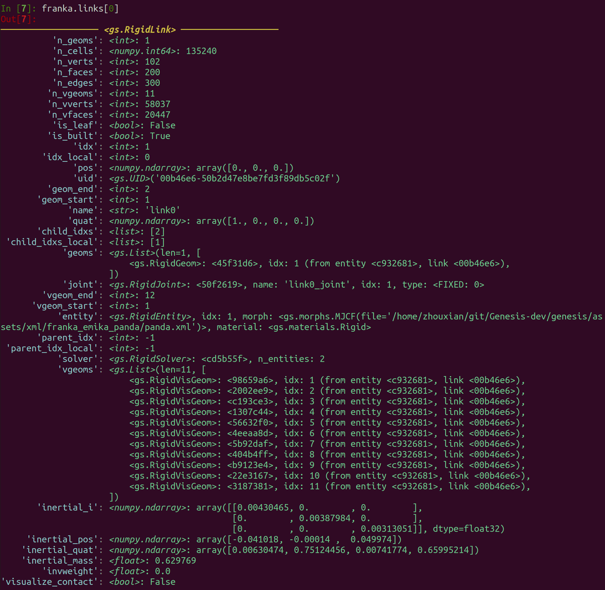 Genesis 入門 (8) - インタラクティブ情報へのアクセスとデバッグ｜npaka