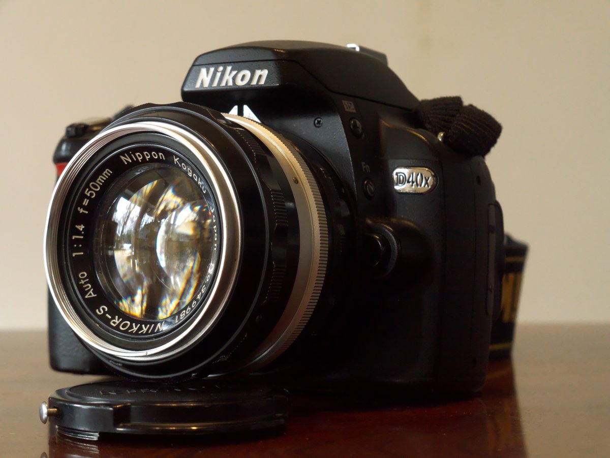 Nikon 一眼レフCCD機 D70 D40x と オールドニッコール｜らいだぁ～