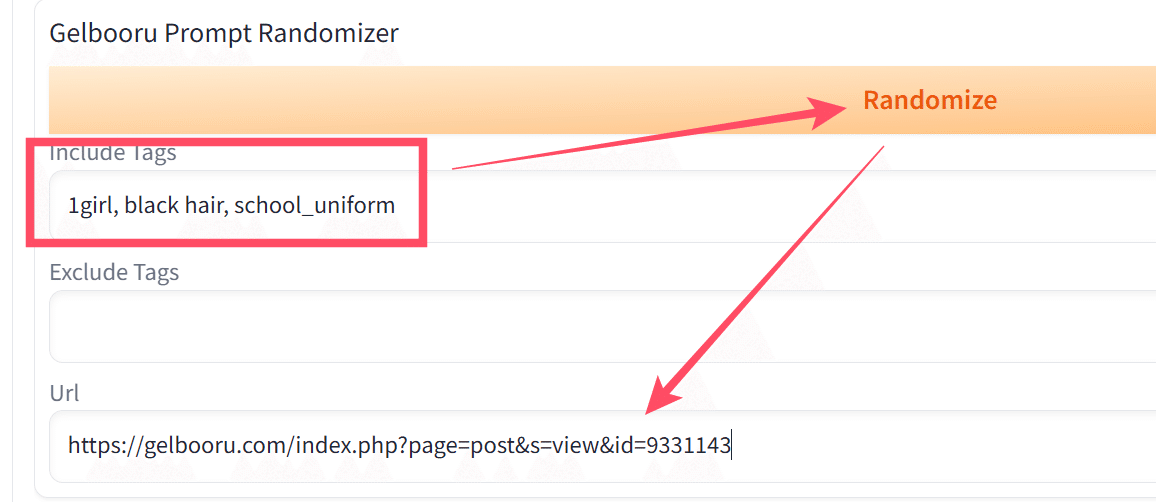 【Stable Diffusion】拡張機能「Gelbooru Prompt Randomizer」の使い方｜aiaicreate