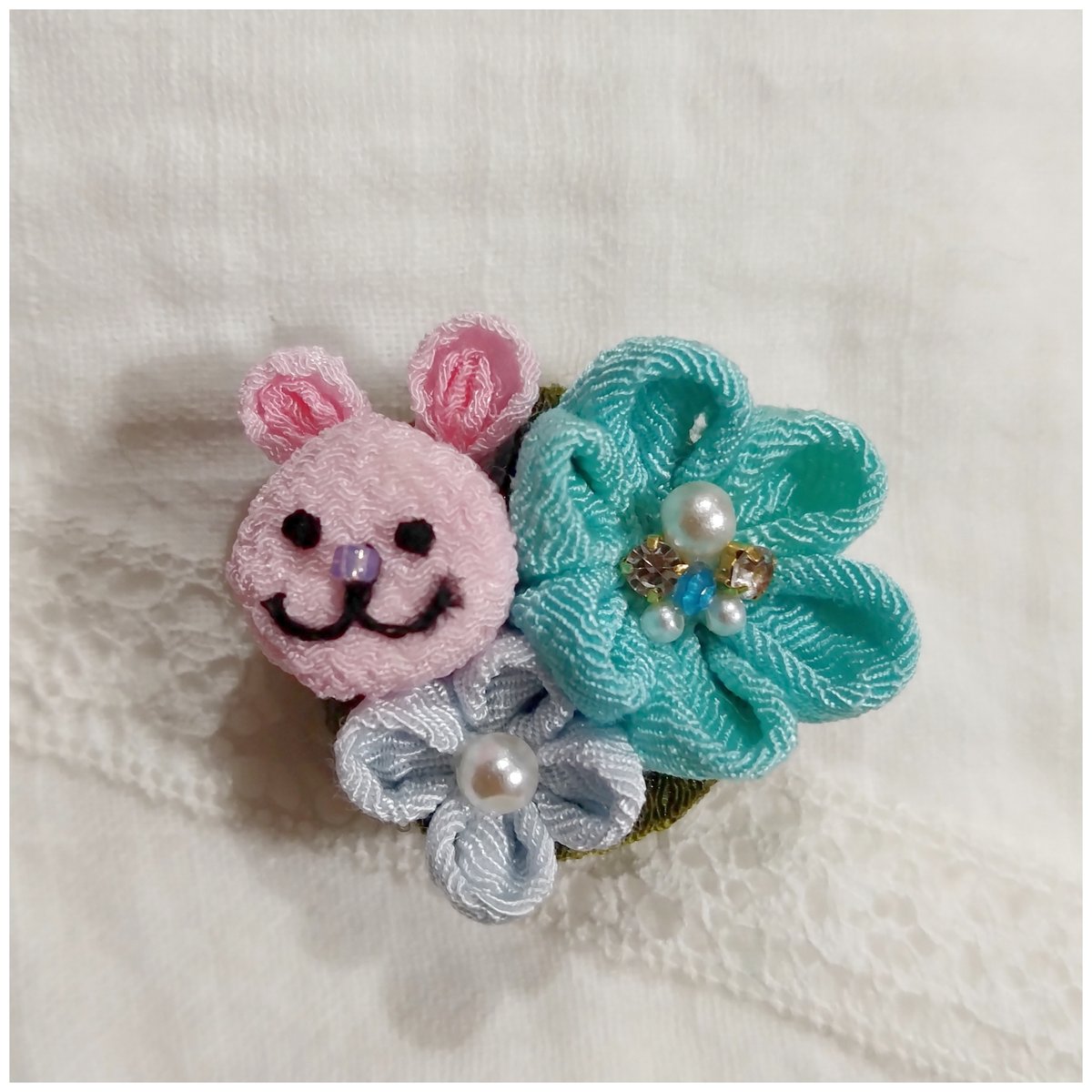 つまみ細工「うさぎ」ができるまで…｜Coto