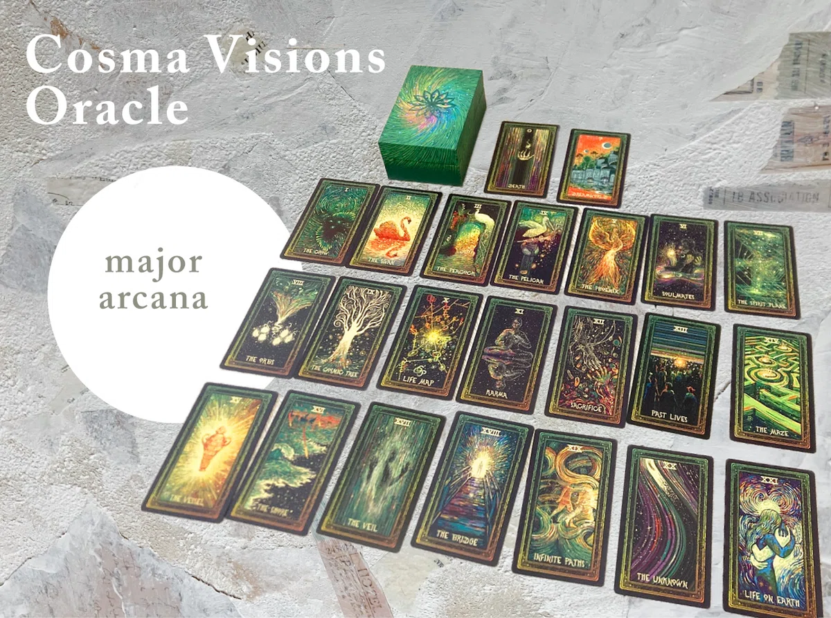 私の最推しデッキ【Cosma Visions Oracle】の魅力を一方的に語る｜D.azureus Tarot 吉田 ｜占い師