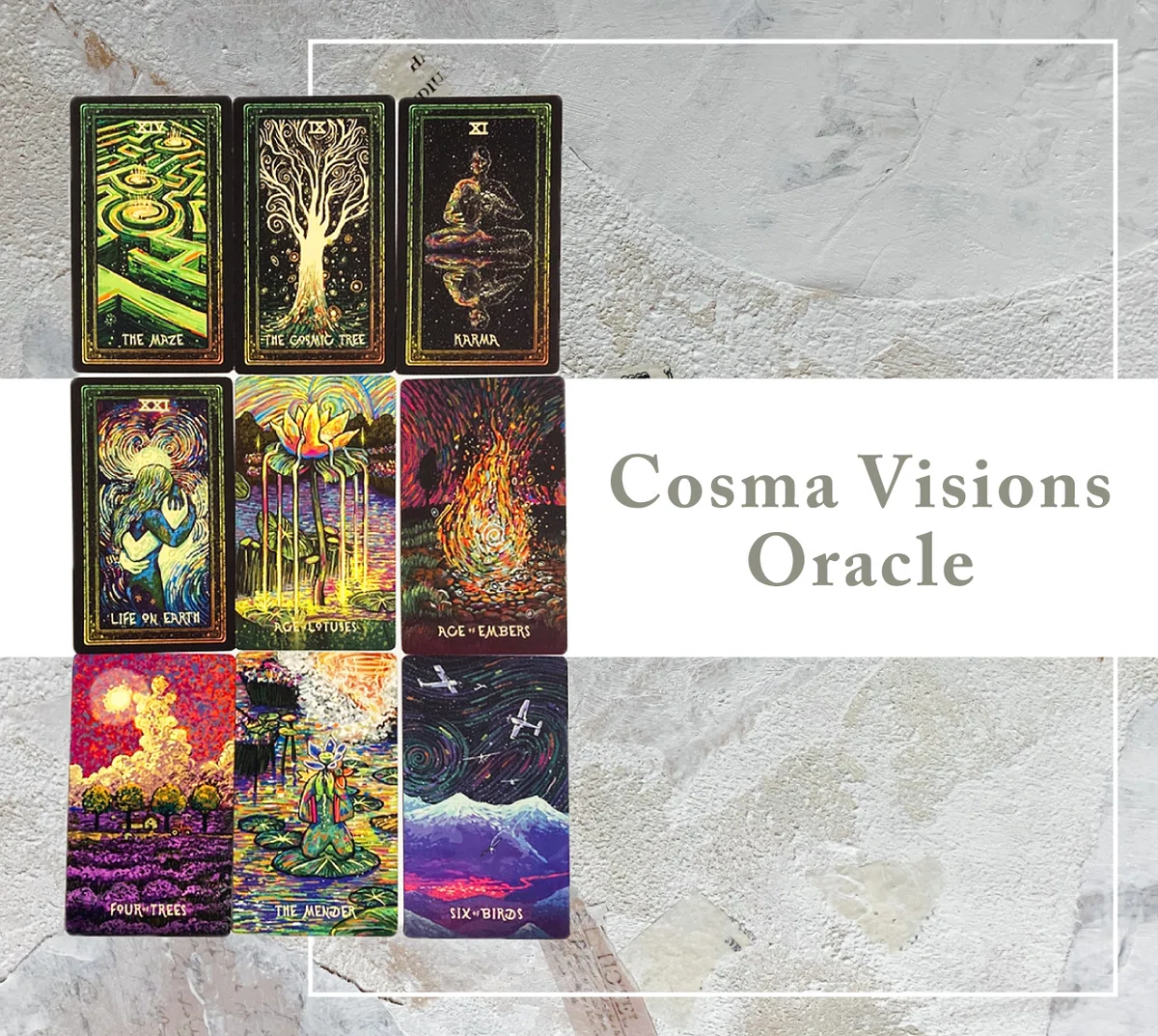 私の最推しデッキ【Cosma Visions Oracle】の魅力を一方的に語る｜D.azureus Tarot 吉田 ｜占い師