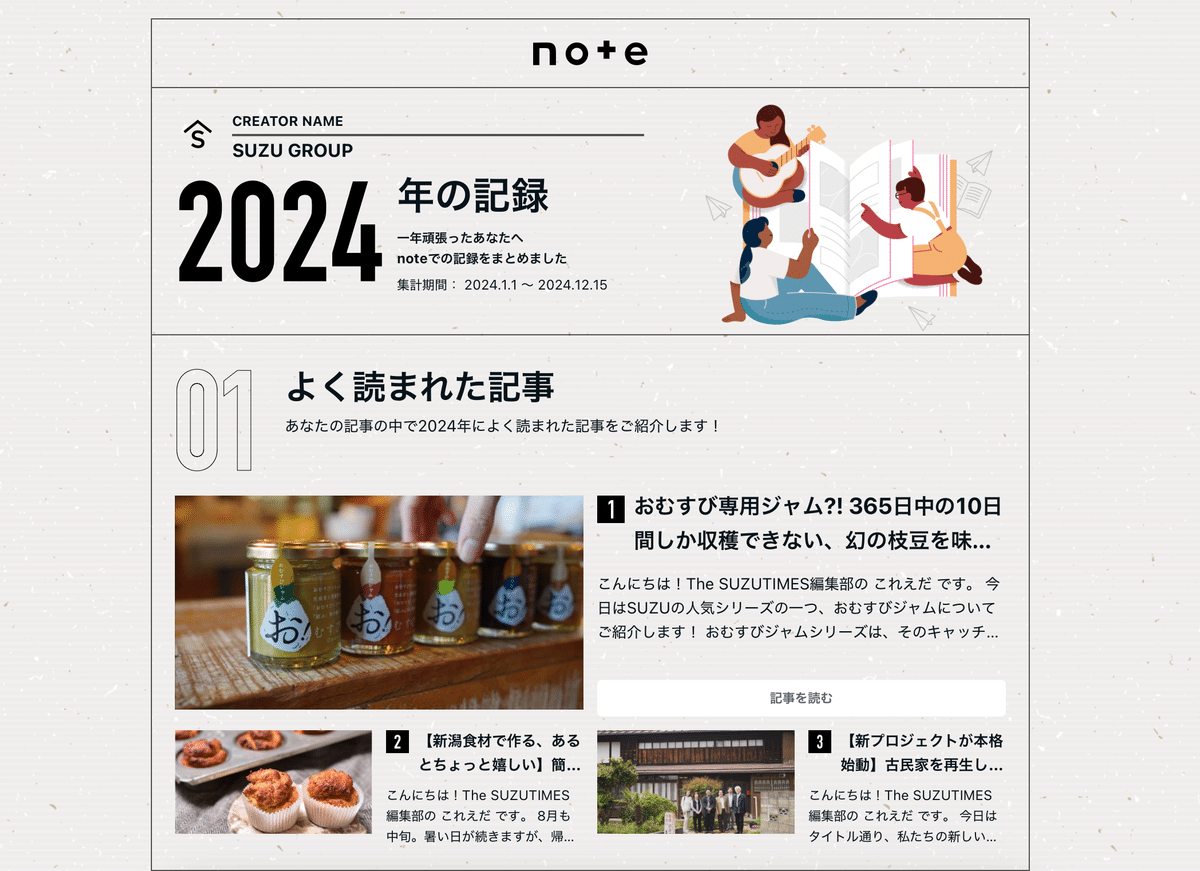 The SUZUTIMES的、2024年の振り返り｜SUZU GROUP