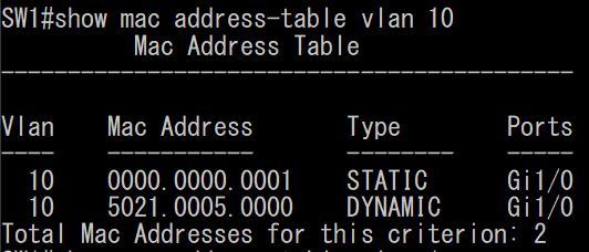CCIE EI 1.1.a.i Managing MAC address table｜ぼぶ