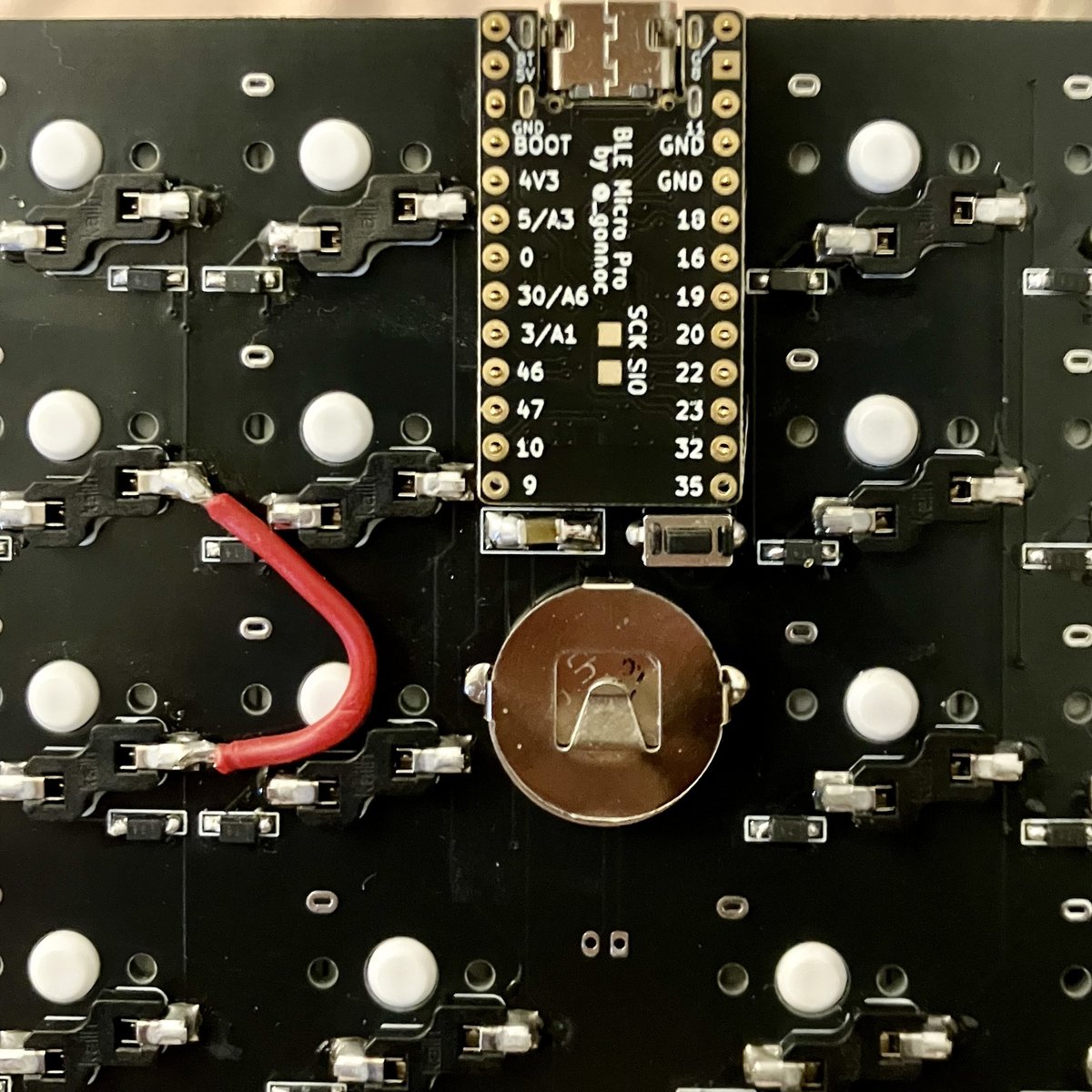 202411cool640lpビルドログ(BLE Micro Pro Type-C編)｜なかむら