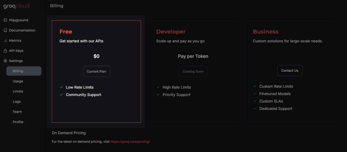 高速AI推論チップメーカーGroqのAPIキーを取得する｜freeelover