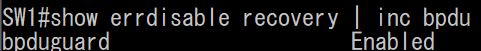 CCIE EI 1.1.a.ii Errdisable recovery｜ぼぶ