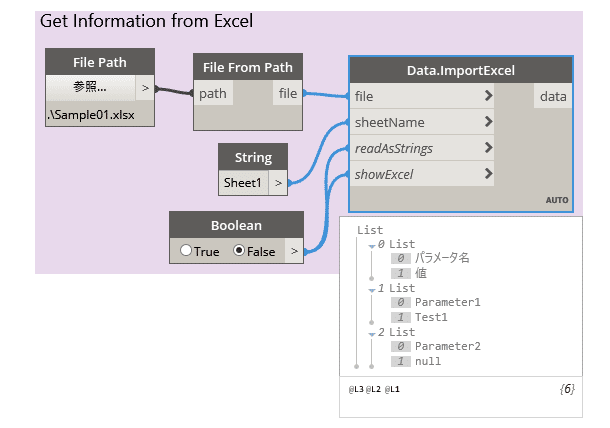 Dynamo パラメータのNullの処理｜Dynamo Beginner
