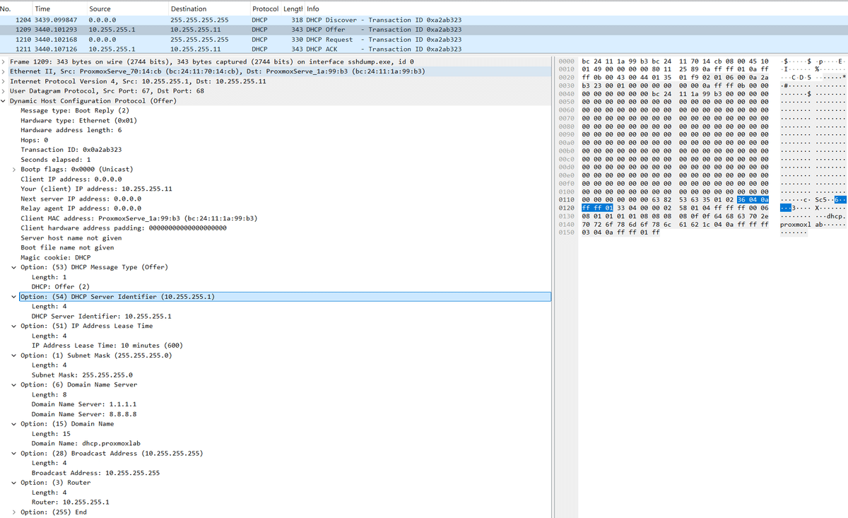 AlmaLinuxにDHCPサーバを立ててパケットキャプチャしてみた話｜えのきこ