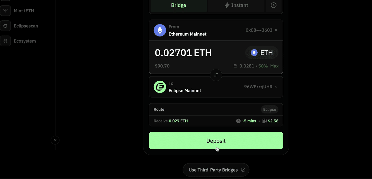 Solana L2 「Eclipse」 Ethereumからのブリッジ方法やエアドロップについて｜Alpha-Base Info