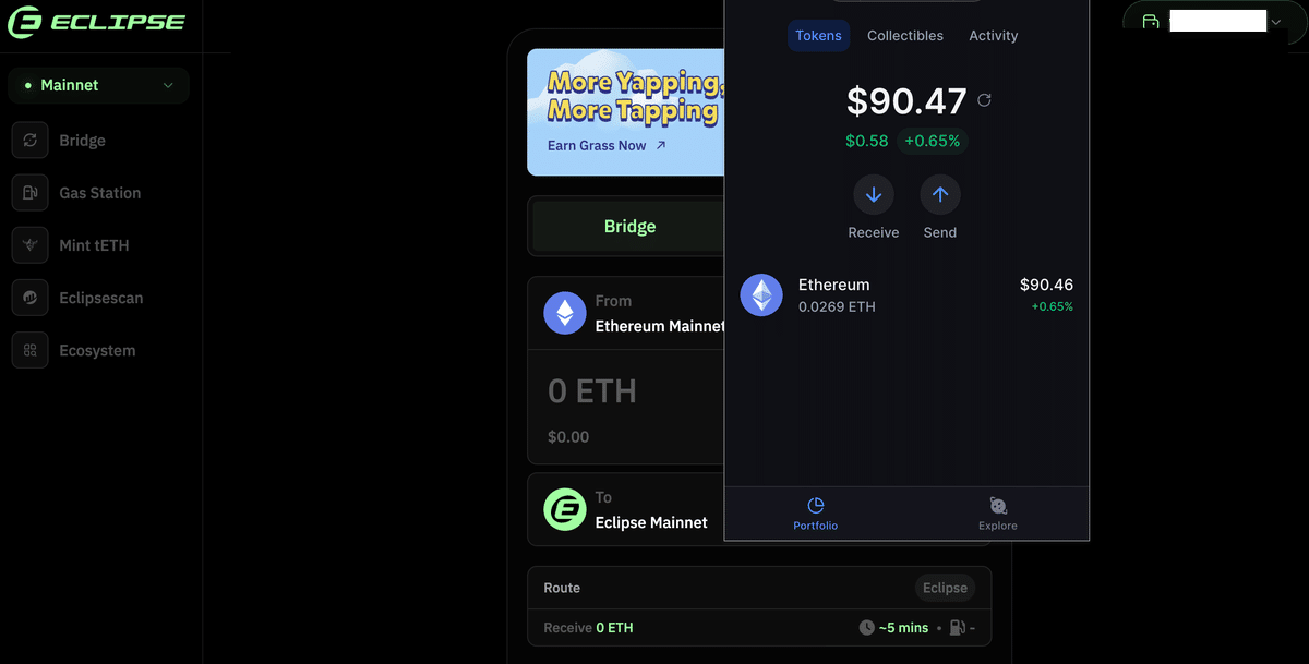 Solana L2 「Eclipse」 Ethereumからのブリッジ方法やエアドロップについて｜Alpha-Base Info