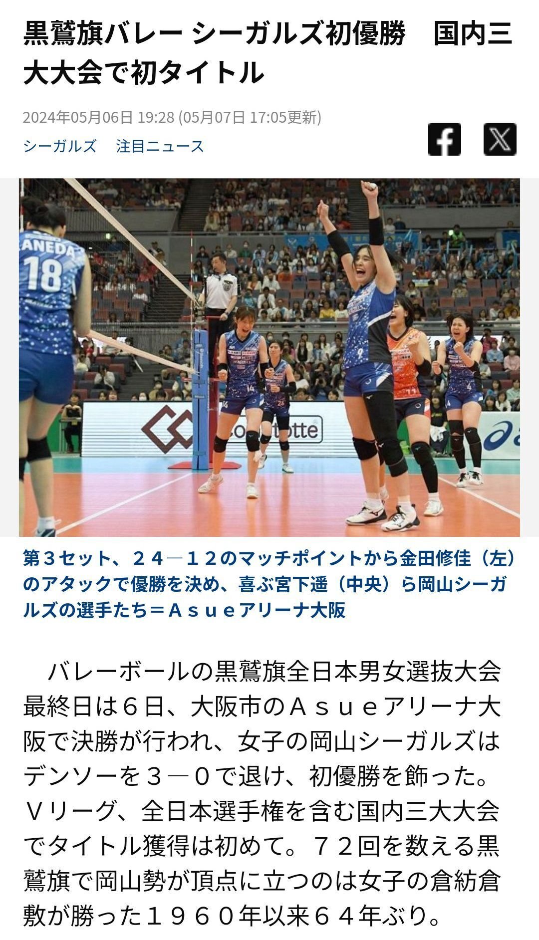 2024年 令和6年を振り返って・1 岡山スポーツ快挙続々！！｜むーくん(Muukun) 高橋 無我 岡山中四国瀬戸内エンターテイナー俳優