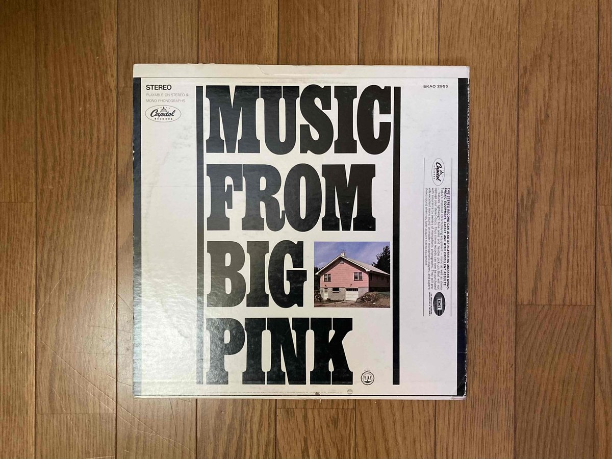 The Band [Music From Big Pink] Capitol SAKO-2955｜naruru's Record