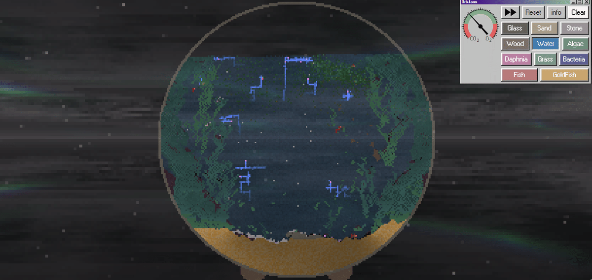 【orb.farm】生態系を水槽の中で育むシミュレーションゲームをプレイしてみた。｜シュタイン・至