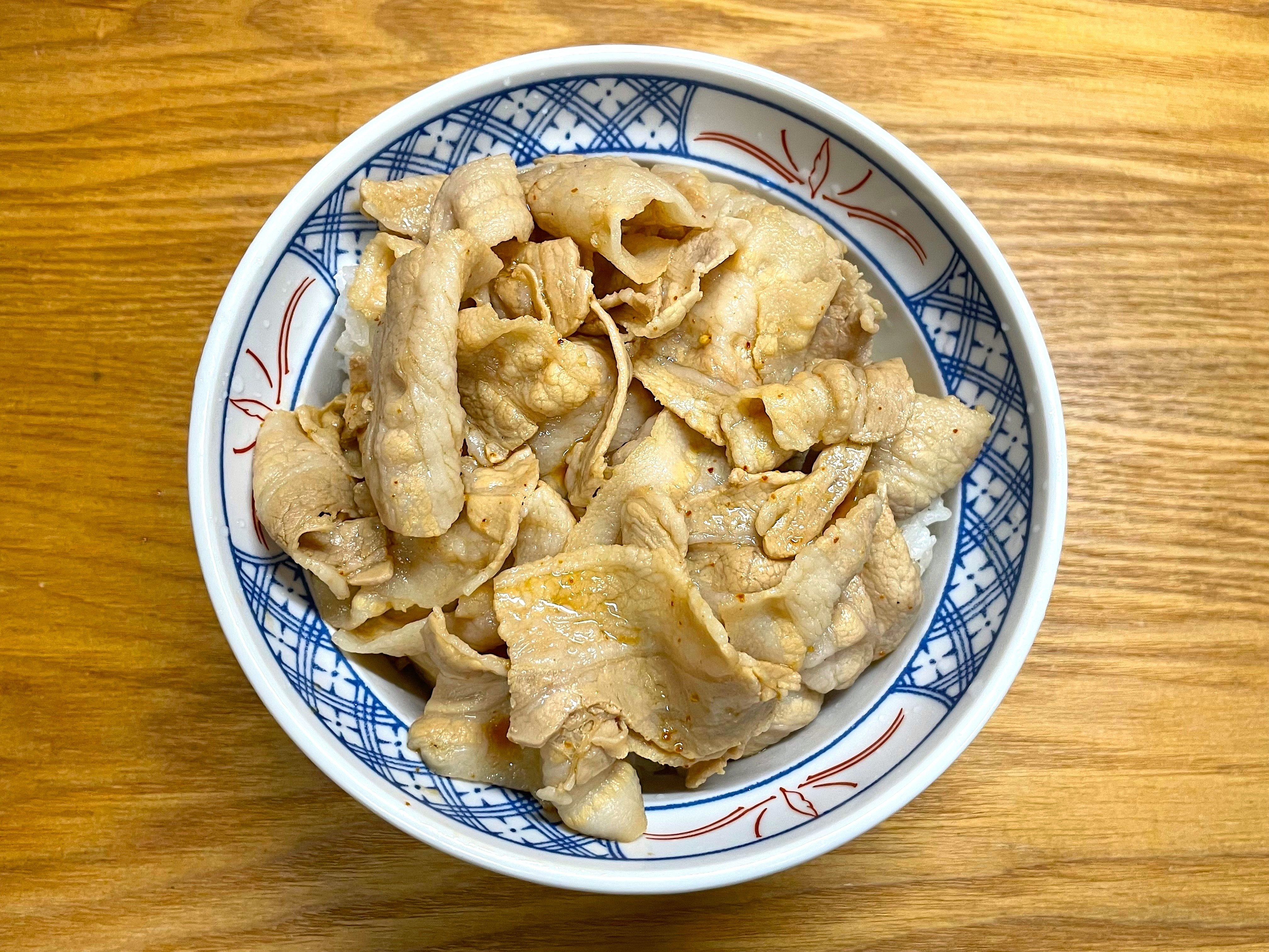 豚しゃぶ丼|小野瀬雅生 豚しゃぶ丼|小野瀬雅生