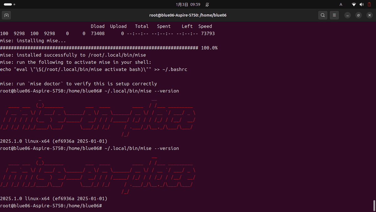 Pythonの開発環境はmise, Task, uv, Ruff, mypyで落ち着いた｜blue06_2022