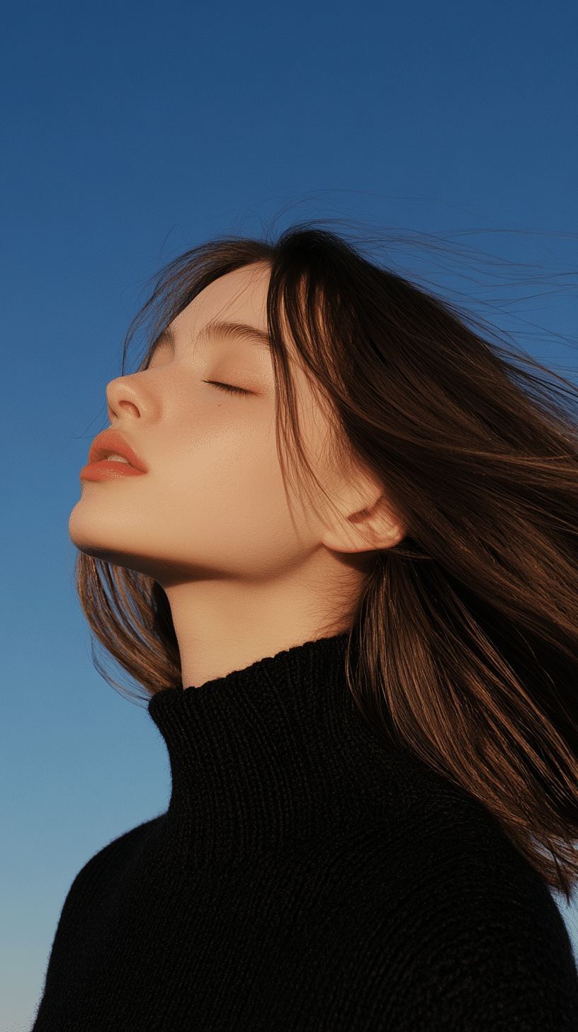 風に舞う髪【生成AI／Midjourney】｜GAUCHO