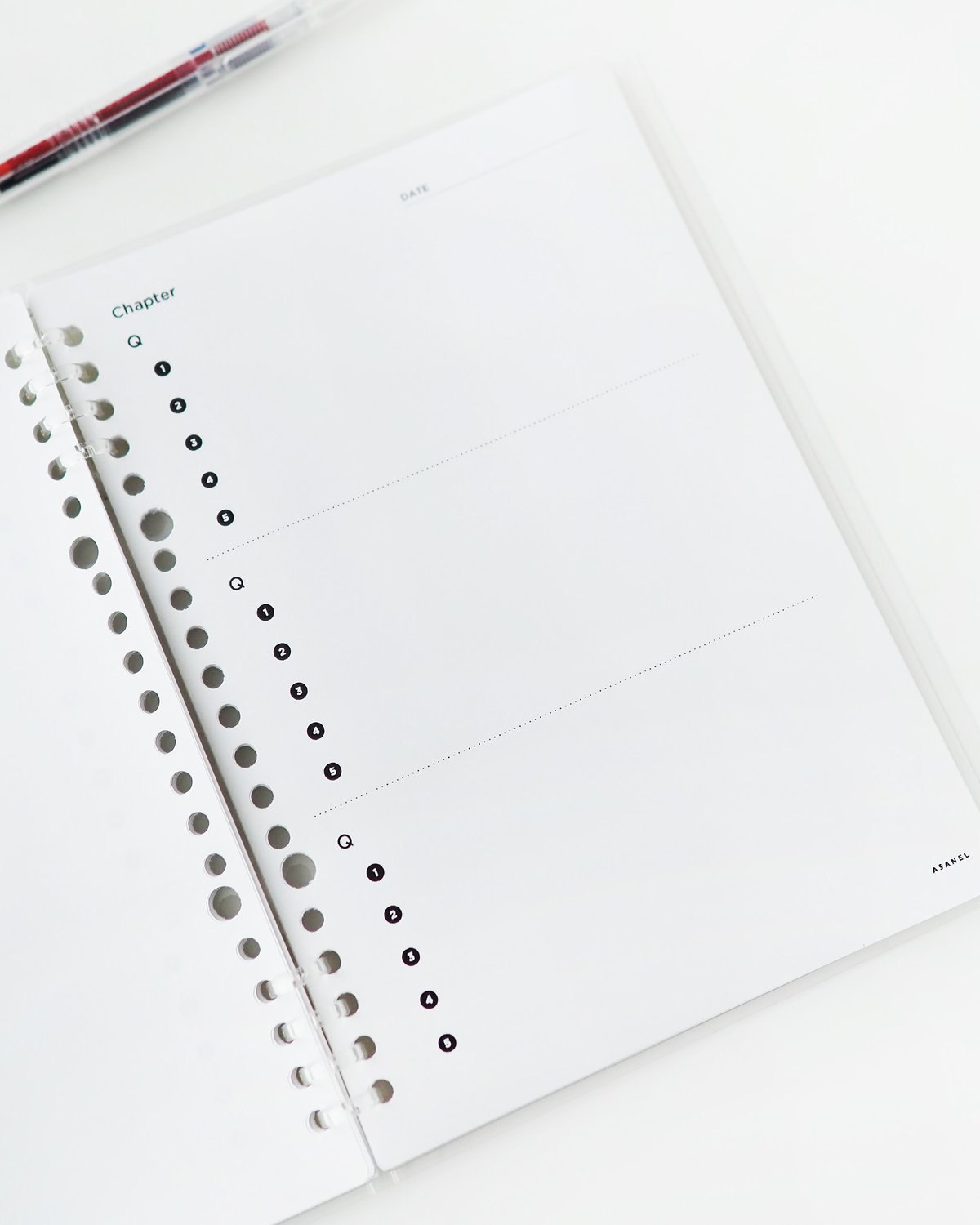 【A5】ルーズリーフで問題集を解くのに便利なテンプレート｜ASANEL