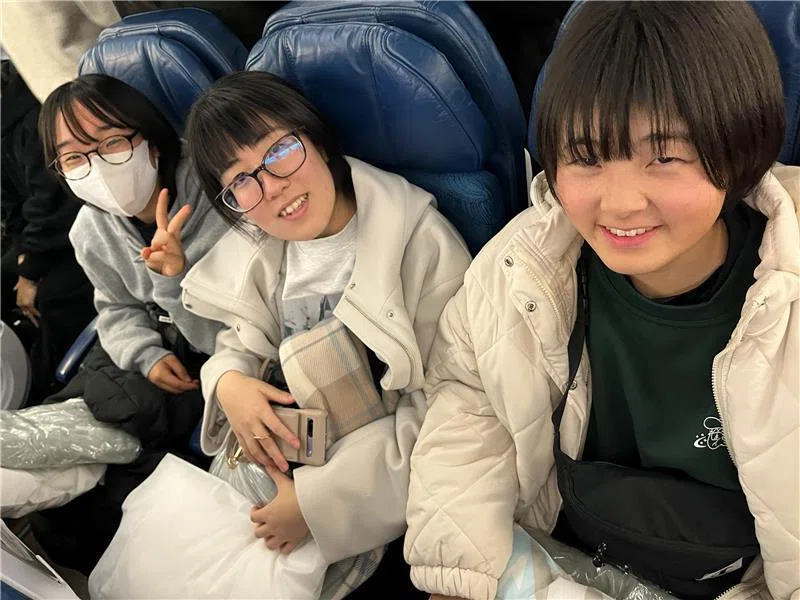 クレセントシティへ出発！！ デルノーテ高校交流事業（1月派遣）1日目｜岩手県立高田高等学校