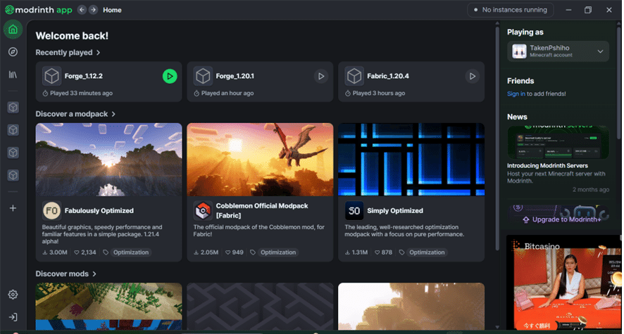 Modrinth Appを使ったマイクラmodの入れ方｜Frostrial