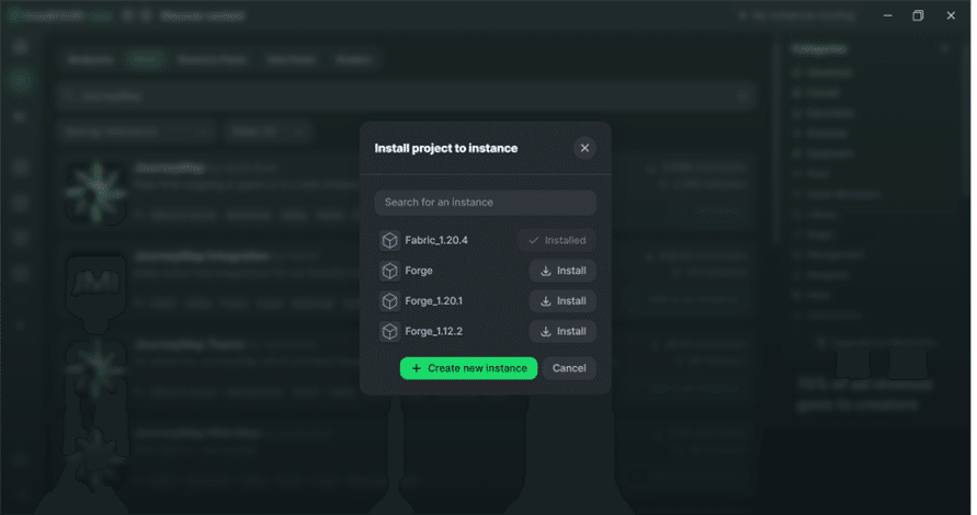 Modrinth Appを使ったマイクラmodの入れ方｜Frostrial