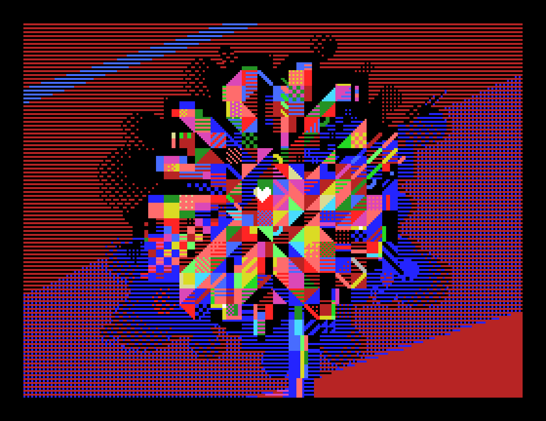 レトロゲーム機の制約に則ったドット絵を描く（MSX SCREEN2）｜Rui8bit