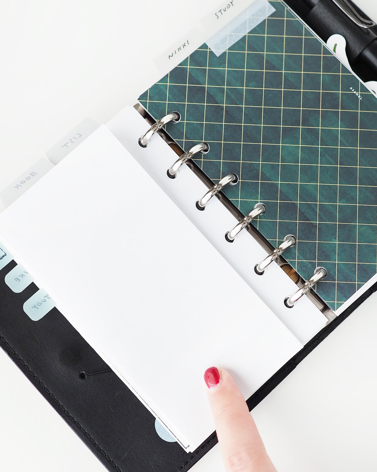 【M6】 だいたい1年の流れを書こう 蛇腹テンプレート｜ASANEL