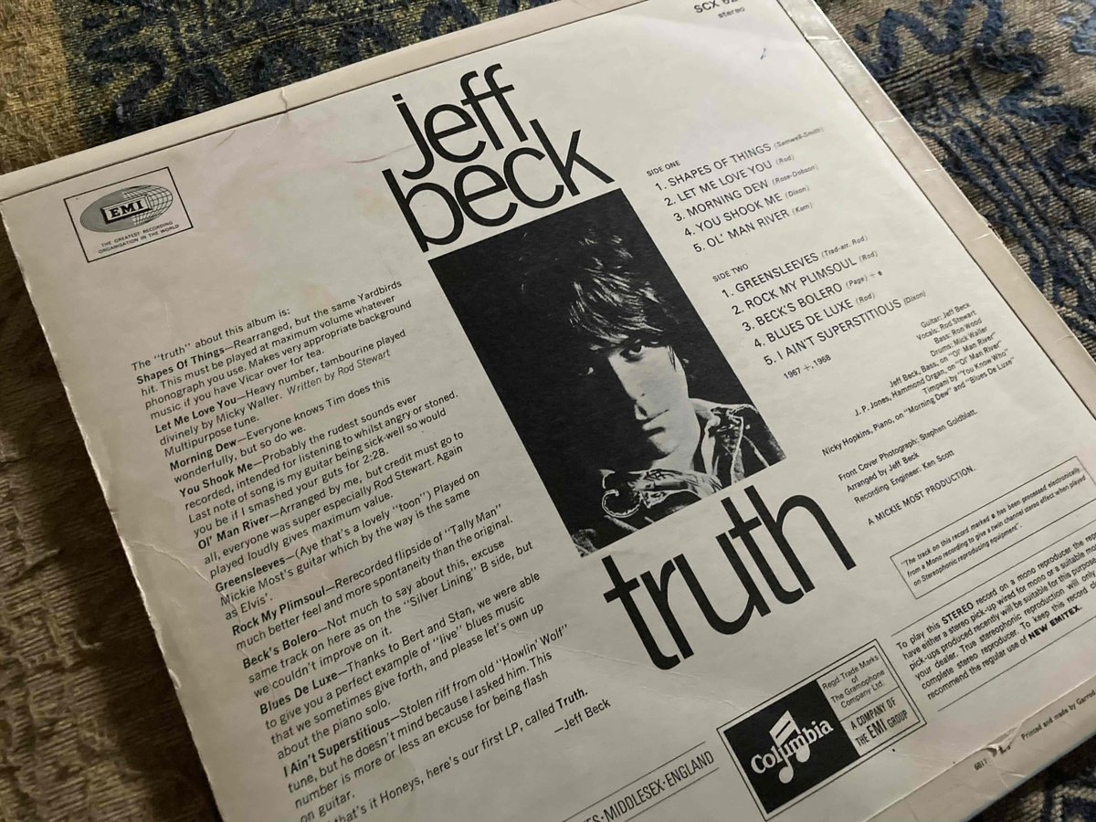 Jeff Beck [Truth] Columbia SCX-6293｜naruru's Record