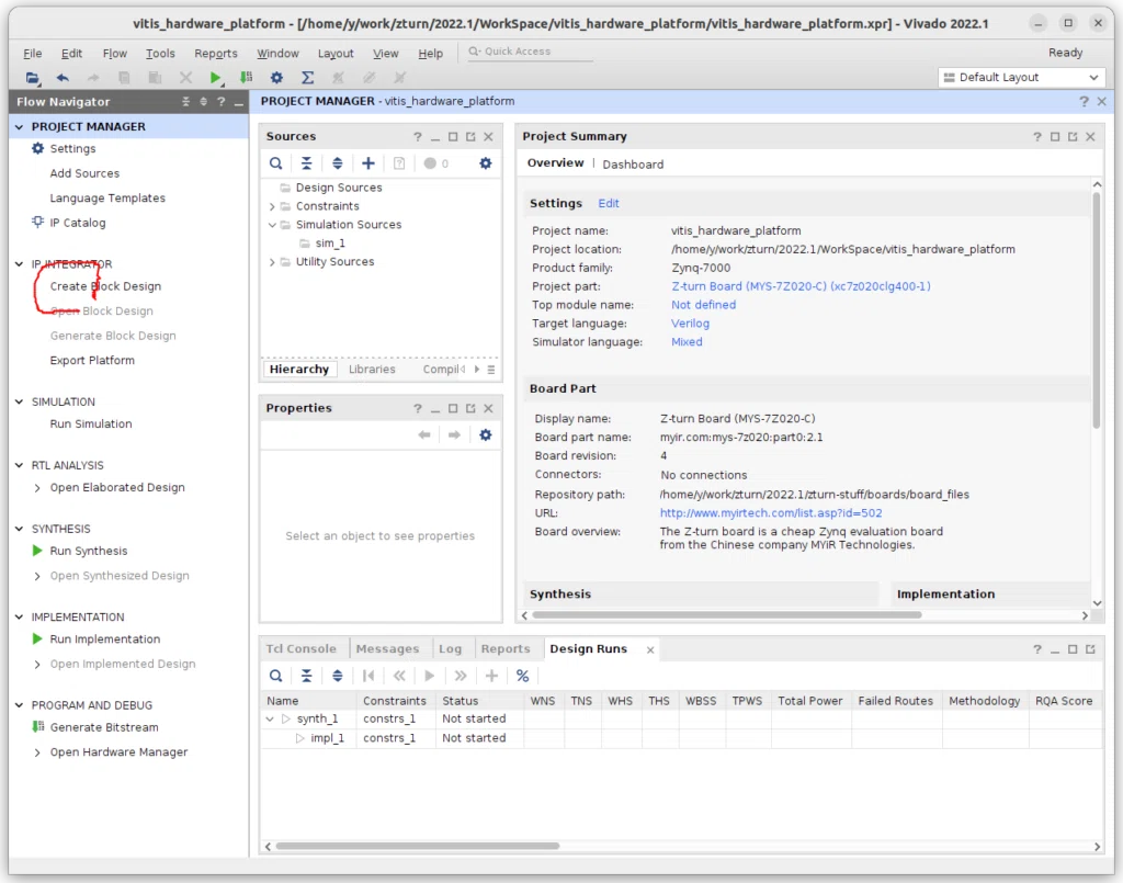 z-turnでvitis hw platformを作った｜こういち