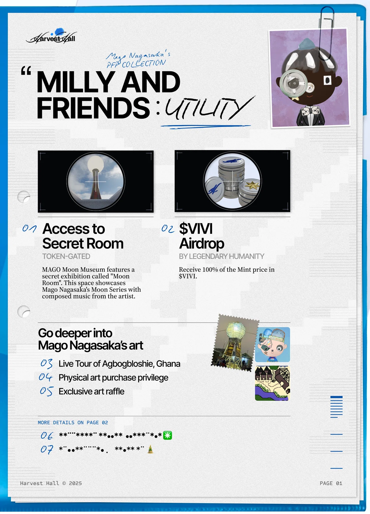 Milly and Friends 7つのユーティリティ｜Harvest Hall