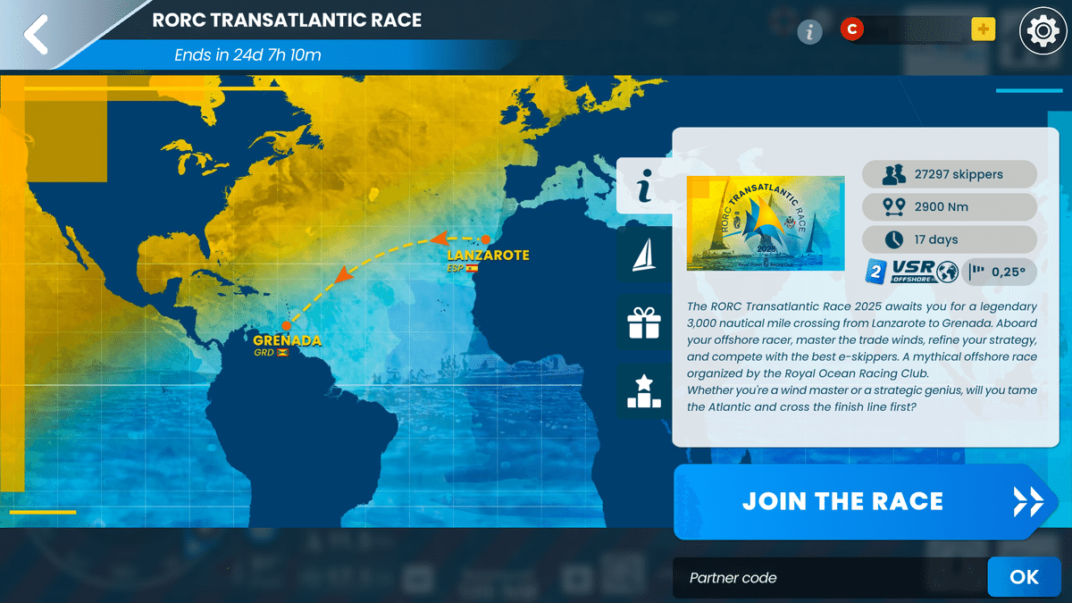 RORC TRANS ATLANTIC RACE Édition 2025 | NeSS Fleet｜NIPPON eSailing Squadron