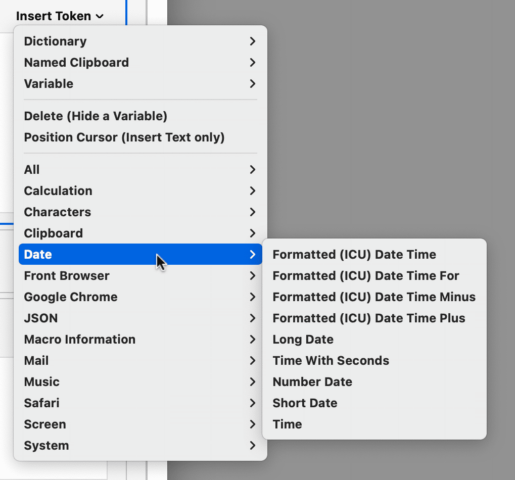 Keyboard MaestroのInsert Token（Date）｜DTP Transit 別館