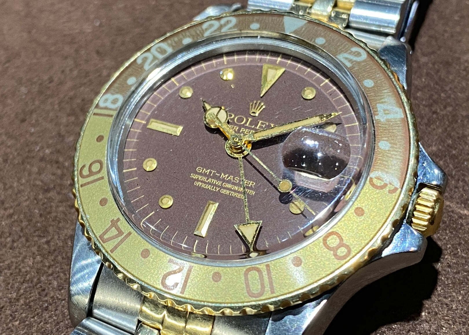 雰囲気抜群!茶金インサートが魅力!GMTマスター 1675/3 雰囲気抜群!茶金インサートが魅力!GMTマスター 1675/3