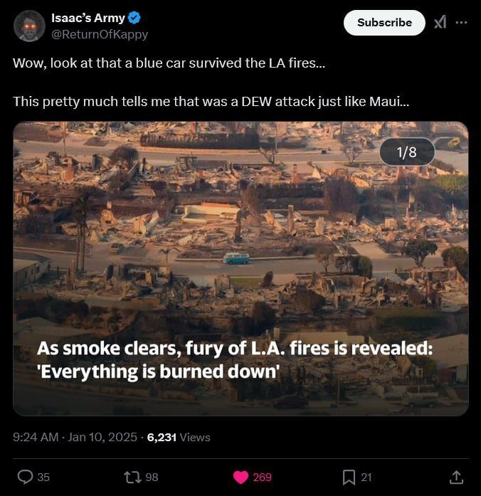 カリフォルニアが燃えている本当の理由！エリートが操るDEW、あなたに見せられていない計画｜Mippya78 新しい光の波動