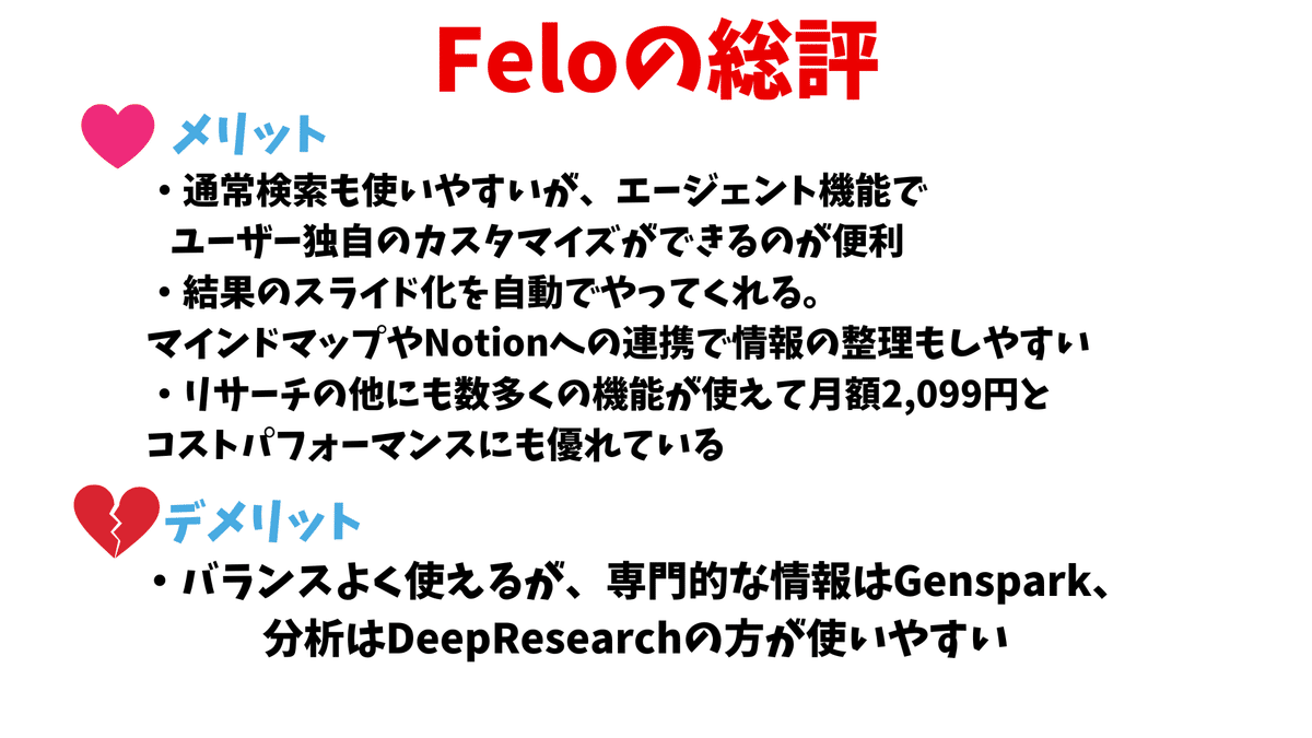 【Perplexity、Genspark、Felo、Gemini DeepResearch】AI検索徹底比較！実際に使ってどれが良いか検証してみた｜SAMURAI Biz | 生成AI情報発信局