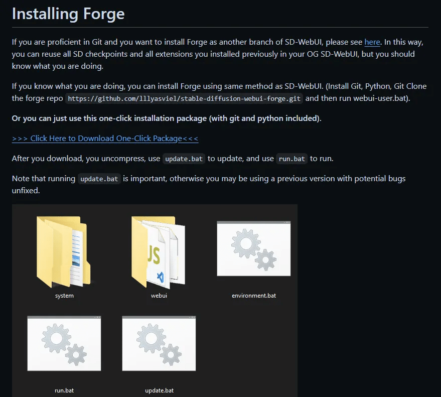 画像生成AIのStable Diffusion WebUI Forgeの環境構築｜わた